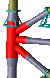 This example shows how to convert pipe beams in a joint to shells